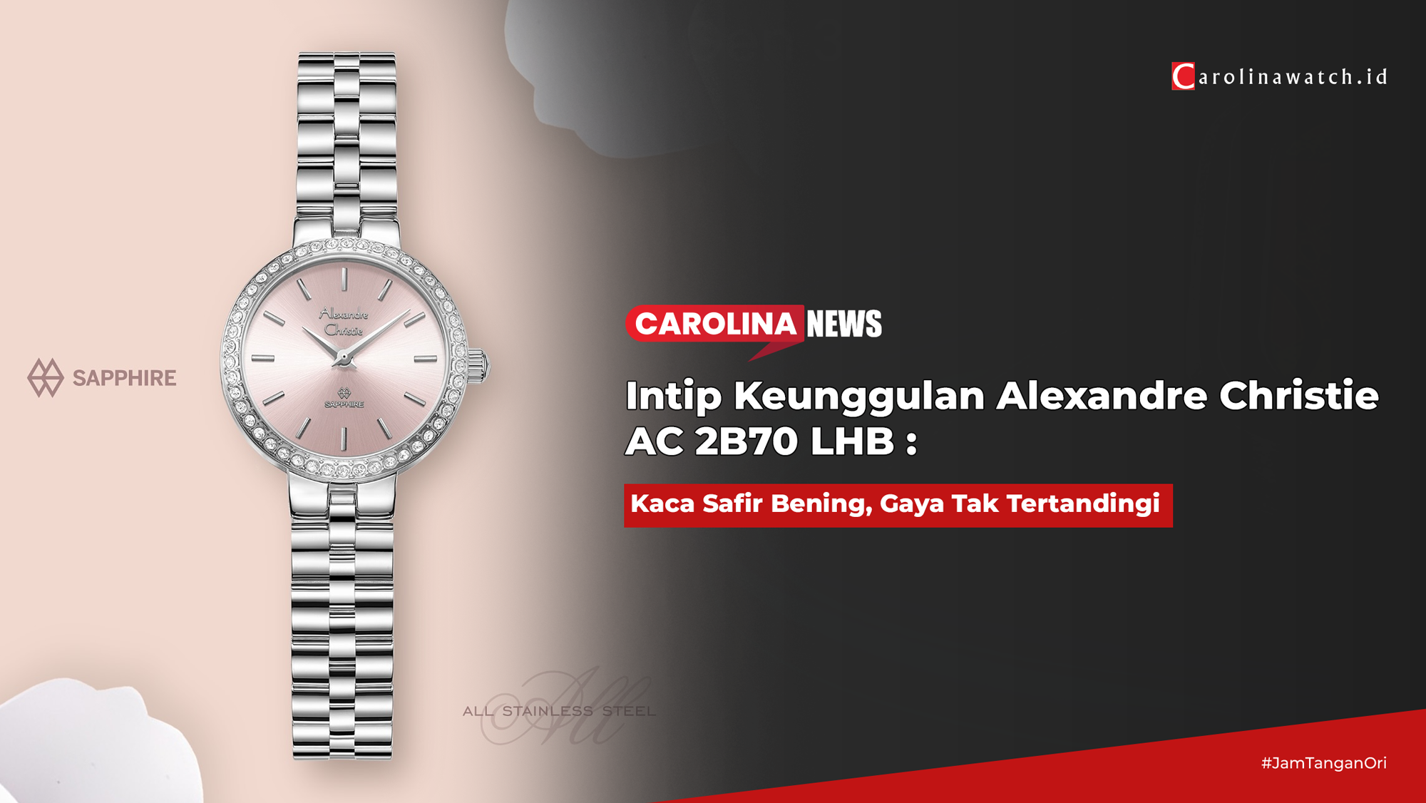 Kaca Safir Bening, Gaya Tak Tertandingi: Intip Keunggulan Alexandre Ch – Carolina Watch