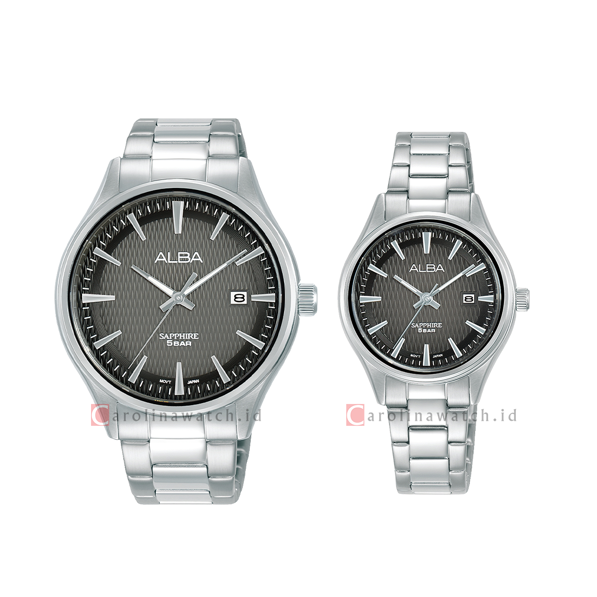 Jam Tangan Couple ALBA Prestige AS9V11X1 AH7EC9X1 Black Dial Stainless Jam Tangan Couple ALBA Prestige AS9V11X1 AH7EC9X1 Black Dial Stainless