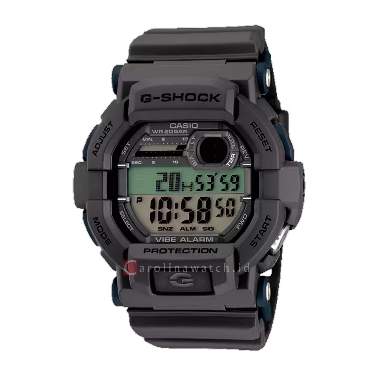 Jam Tangan CASIO G-SHOCK GD-350-8D Men Digital Dial Black Resin Band – Carolina Watch