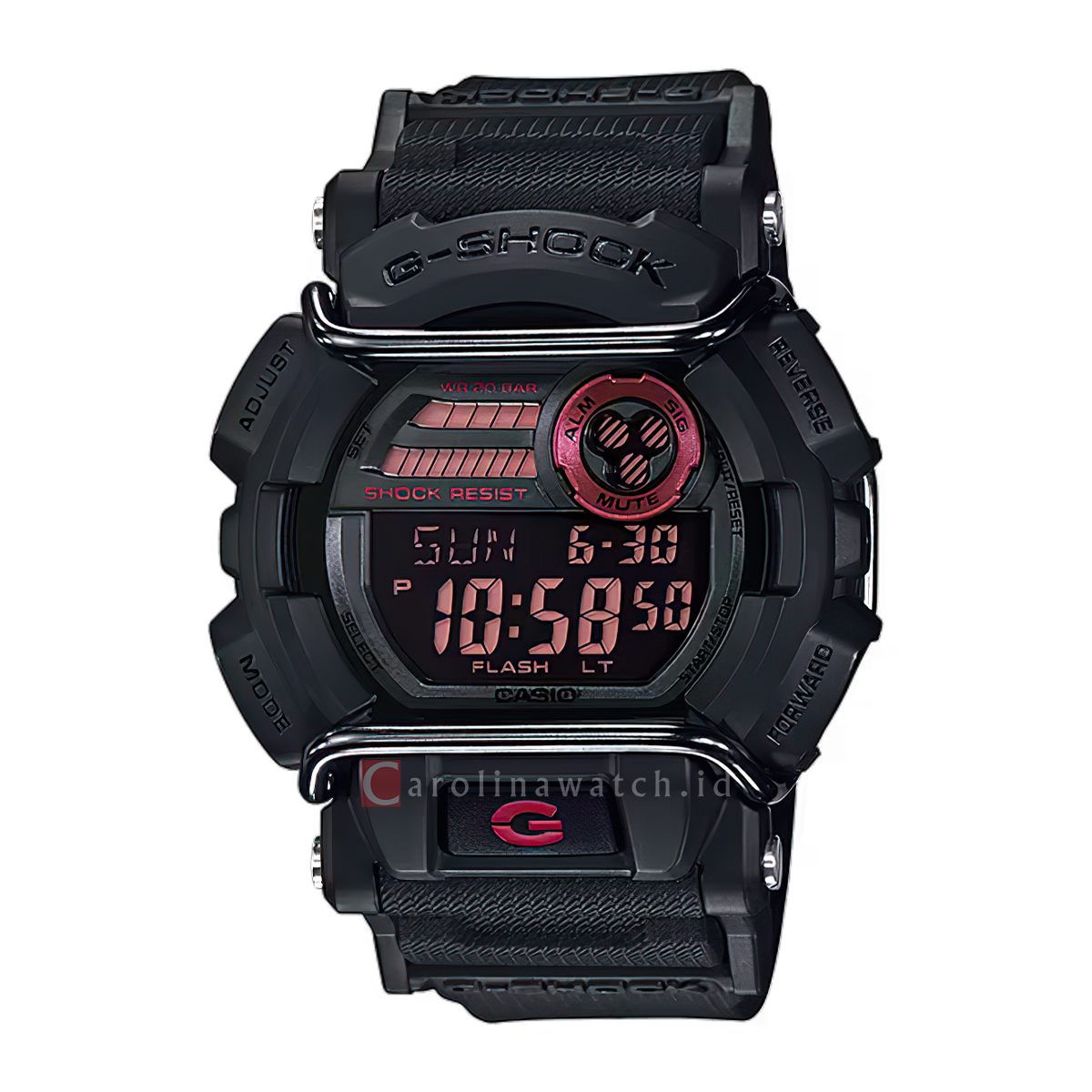 Jam Tangan CASIO G SHOCK GD-400-1D Men Digital Dial Black Resin Band – Carolina Watch