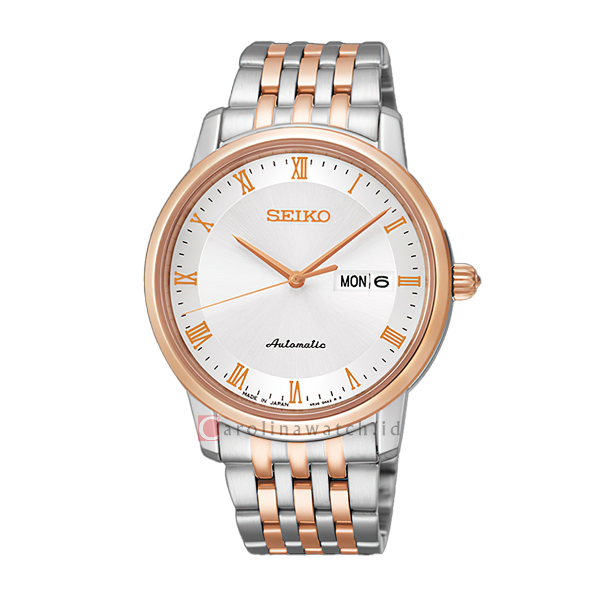 Jam Tangan Seiko Automatic SRP696J1 Men Silver Dial Dual Tone Stainles – Carolina Watch