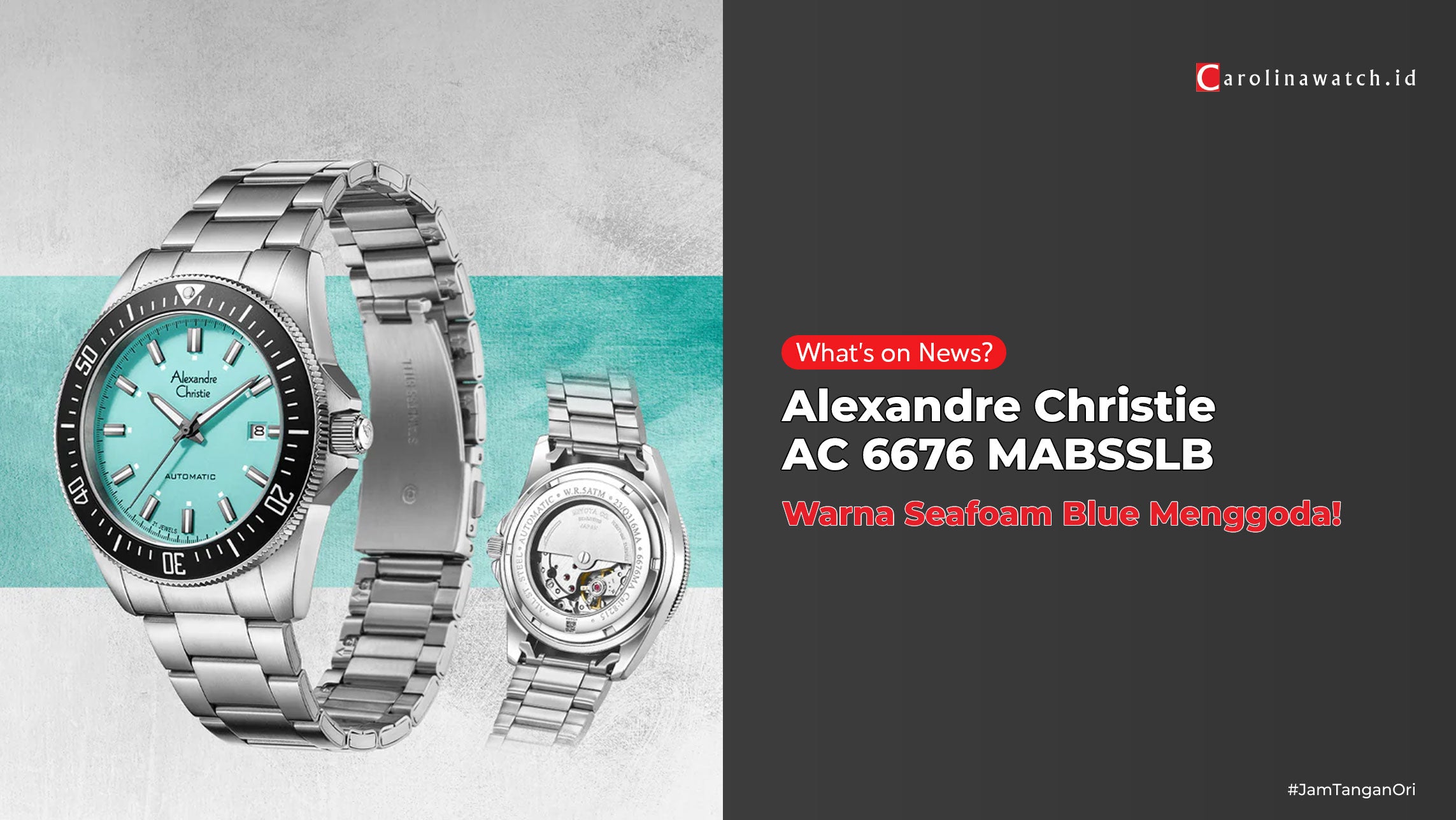 Alexandre Christie AC 6676 MABSSLB Automatic: Jam Tangan Klasik dengan ...