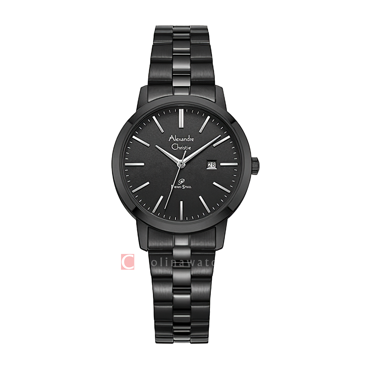 Jam Tangan Alexandre Christie AC 1007 LDBIPBA Black Dial Black Stainle ...