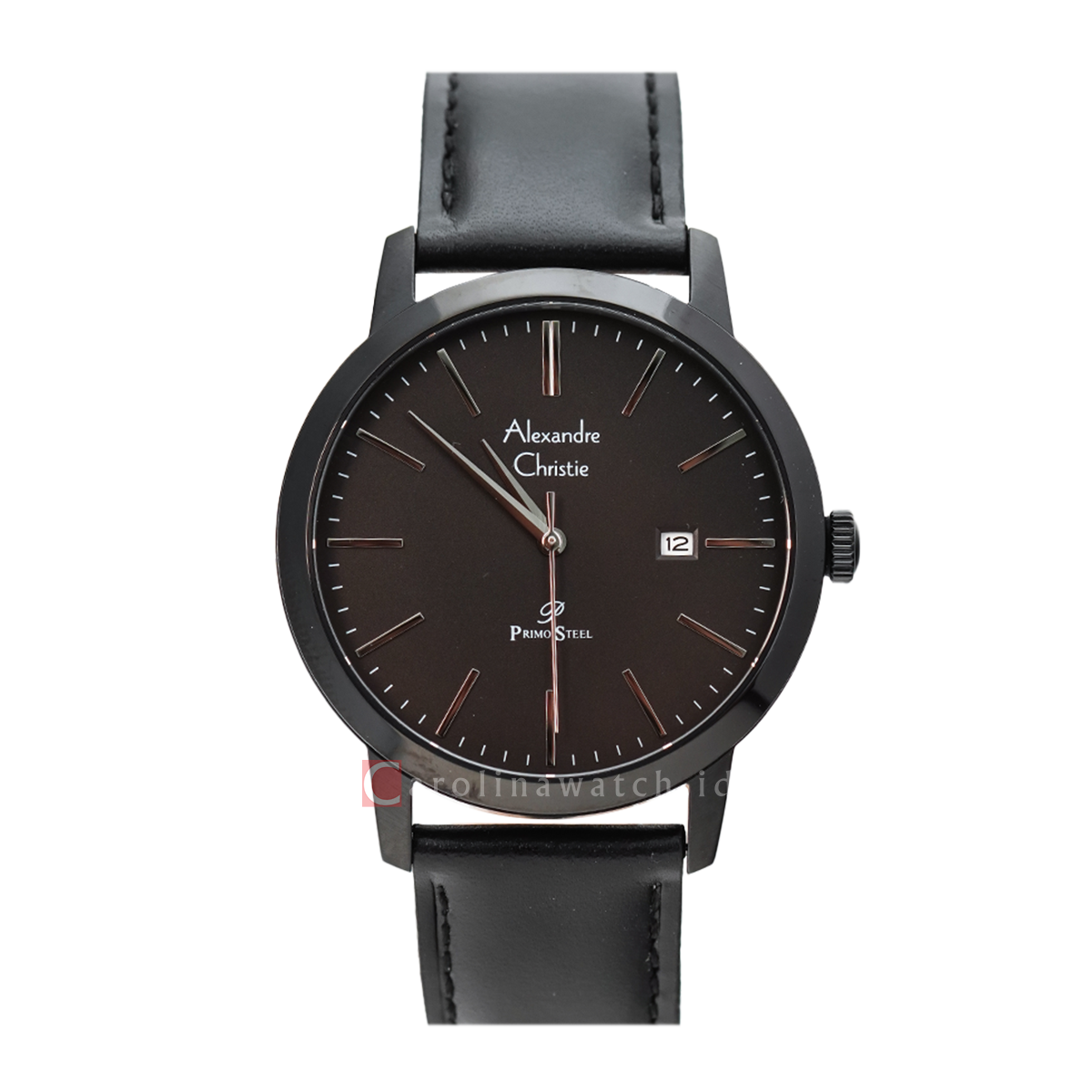 Jam Tangan Alexandre Christie Primo Steel AC 1007 MDLIPBA Men Black Di ...