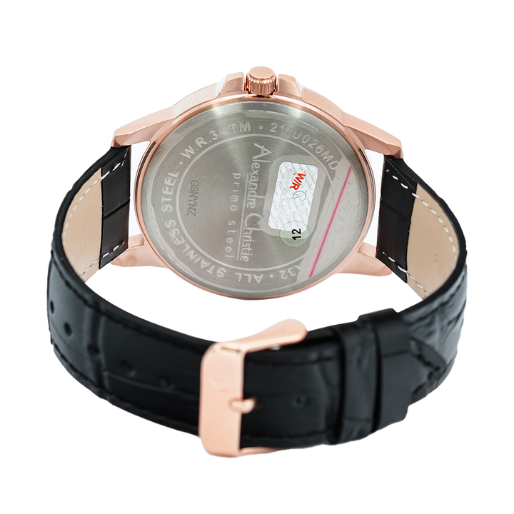 Jam Tangan Alexandre Christie Primo Steel AC 1008 MDLRGSL Men White Di ...