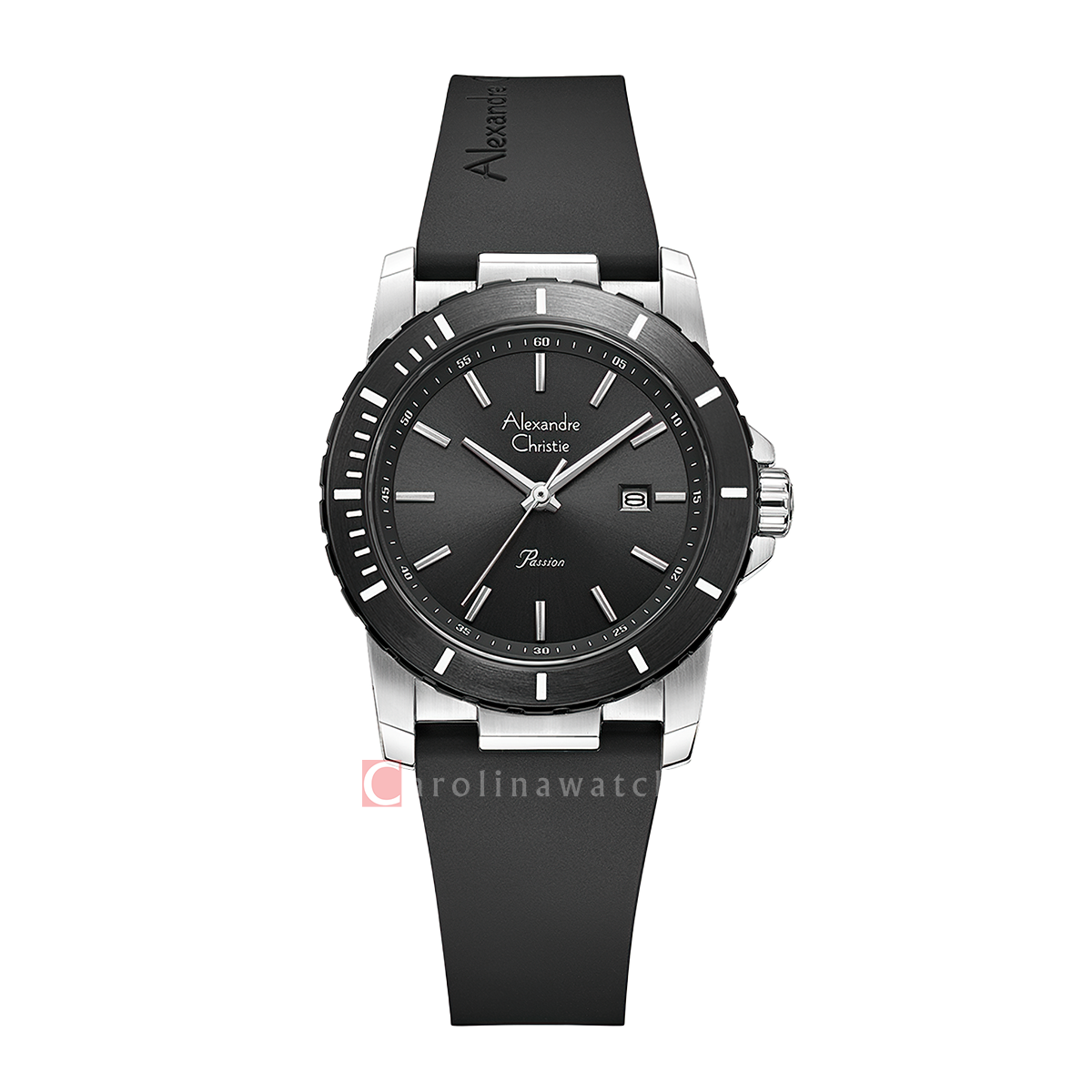 Jam Tangan Alexandre Christie Passion AC 6141 LDRTBBA Women Black Dial ...