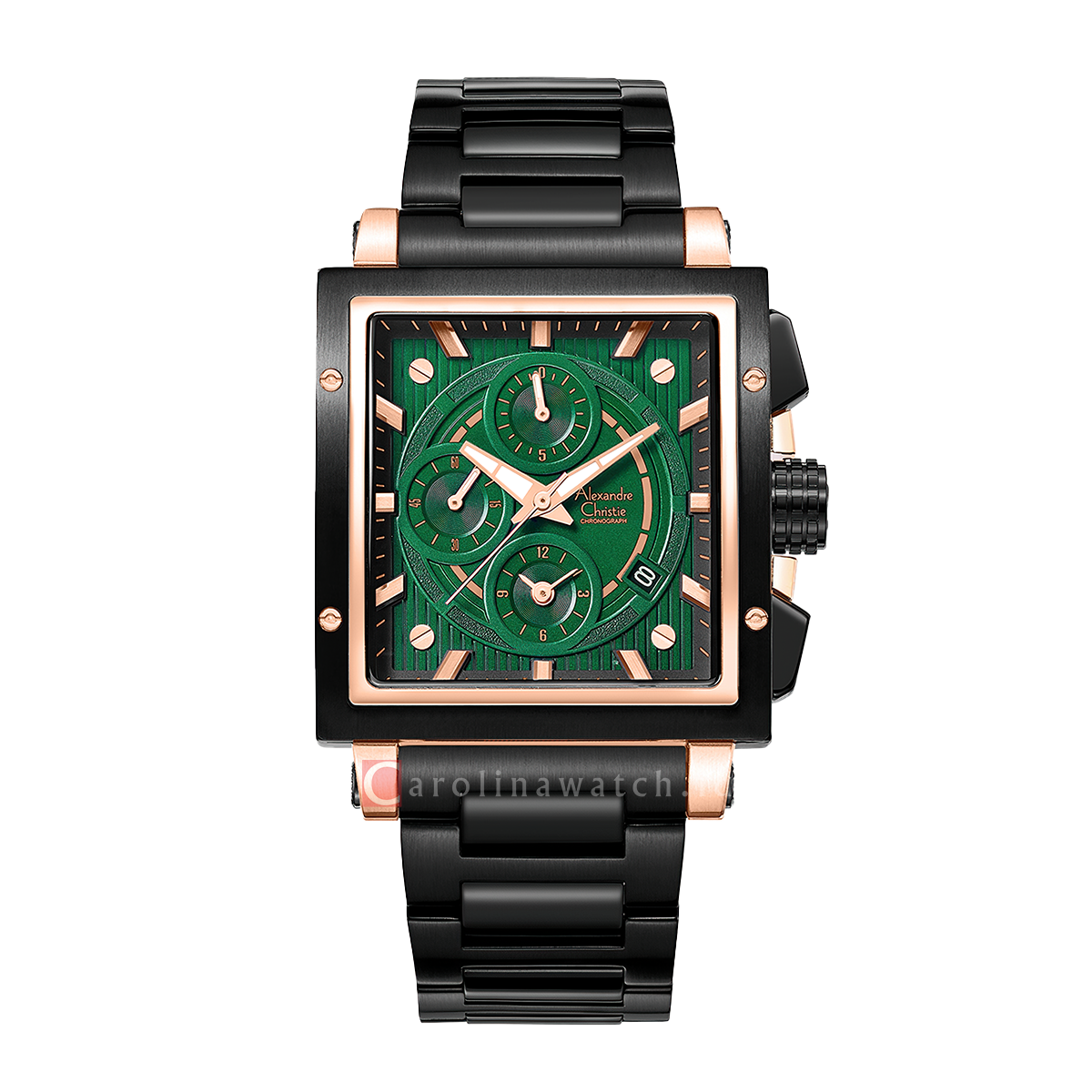 Jam Tangan Alexandre Christie Chronograph AC 6182 GCBBRGN Women Green ...