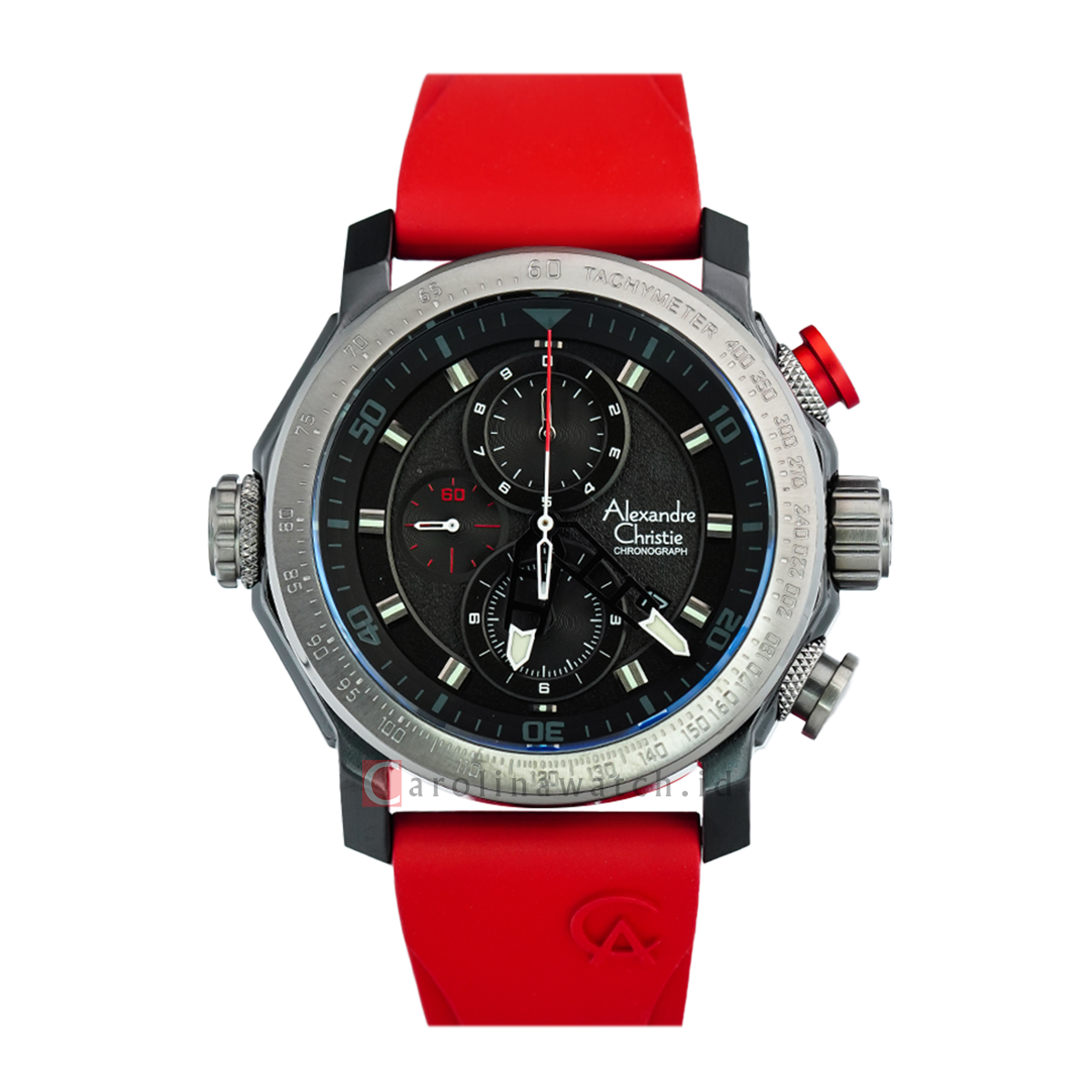Jam Tangan Alexandre Christie Chronograph AC 6565 MCREPBARE Men Black ...
