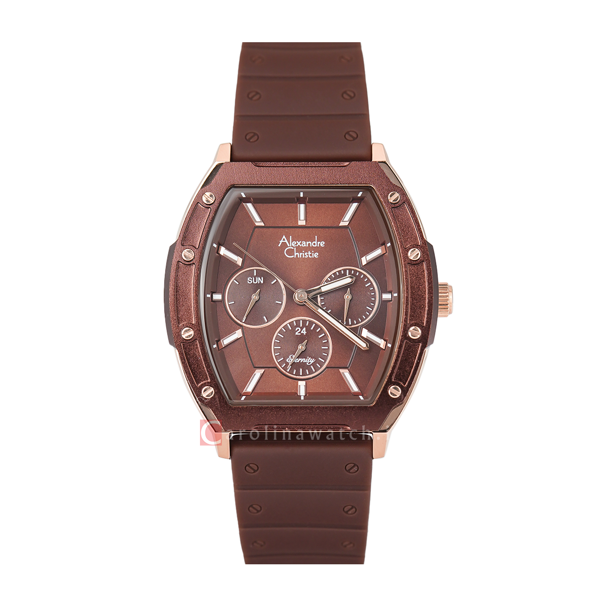 Jam Tangan Alexandre Christie Eternity AC 6628 BFRROBO Women Brown Dia ...