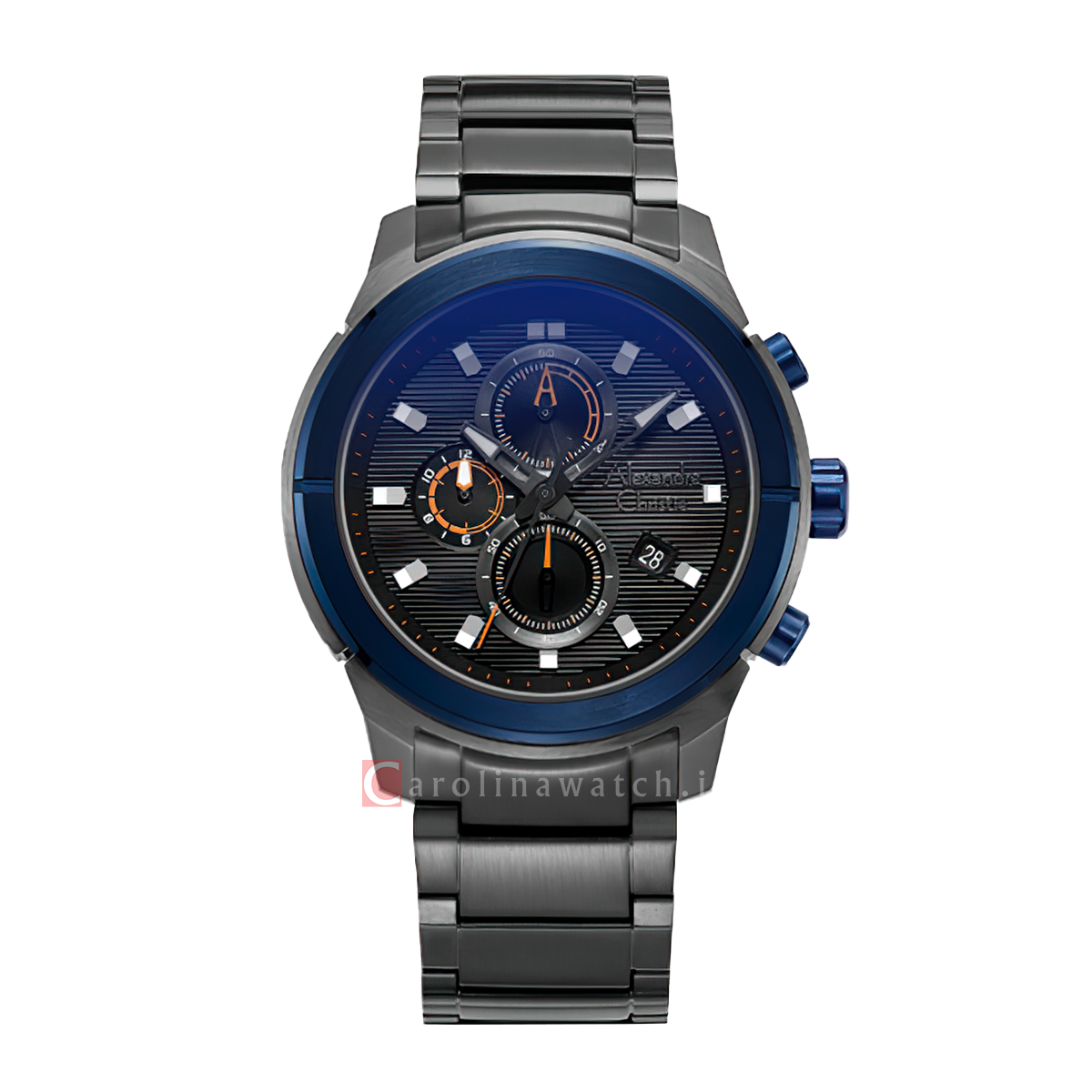 Jam Tangan Alexandre Christie AC 6665 MCBGUBA Men Black Dial Black Sta ...