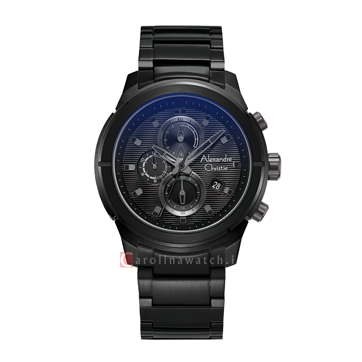 Jam Tangan Alexandre Christie AC 6665 MCBIPBAGR Men Dial Black Stainle ...