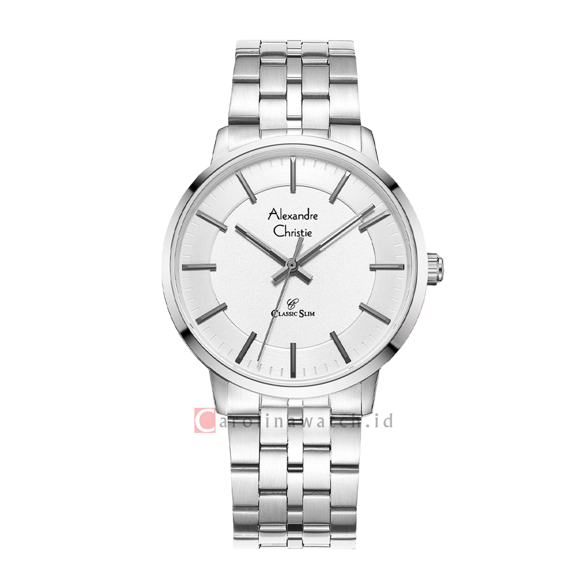 Jam Tangan Alexandre Christie Classic Slim AC 8692 MHBSSSL Men Silver ...
