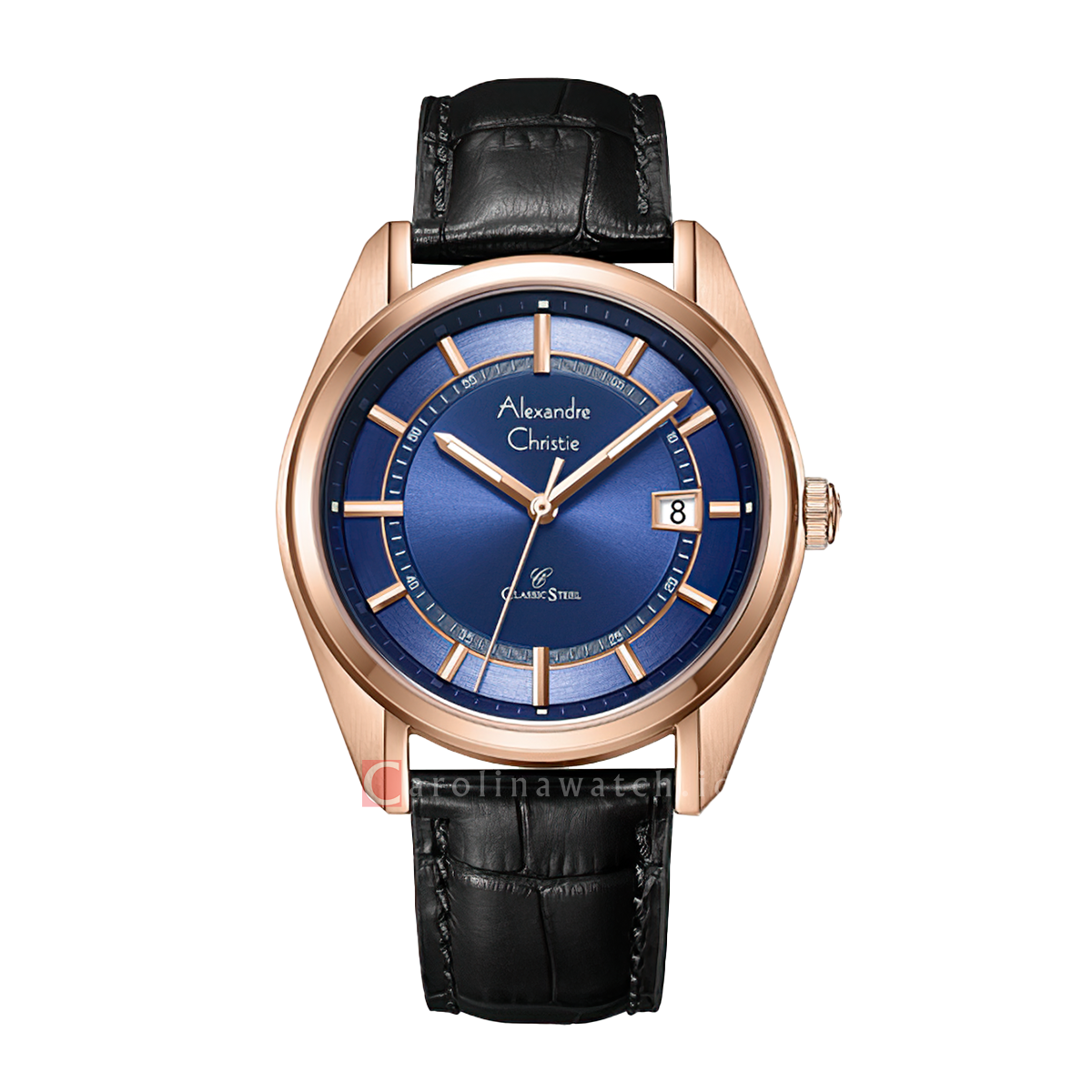 Jam Tangan Alexandre Christie Classic Steel AC 8695 MDLRGBU Men Blue D ...