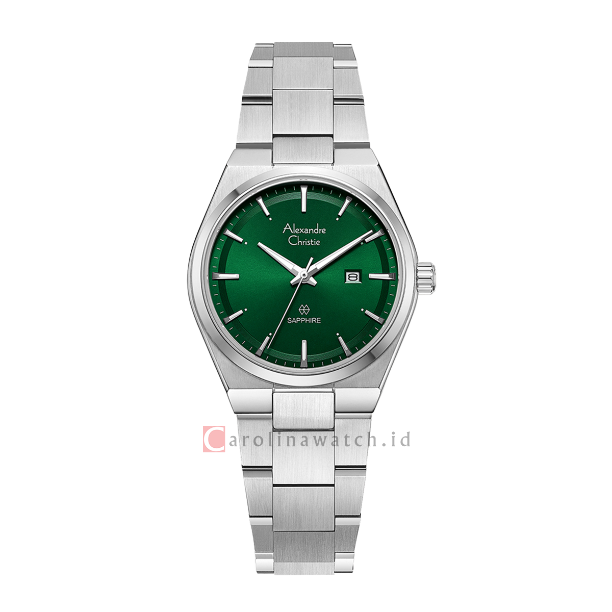 Jam Tangan Alexandre Christie Classic Steel AC 8697 LDBSSGN Women Gree ...