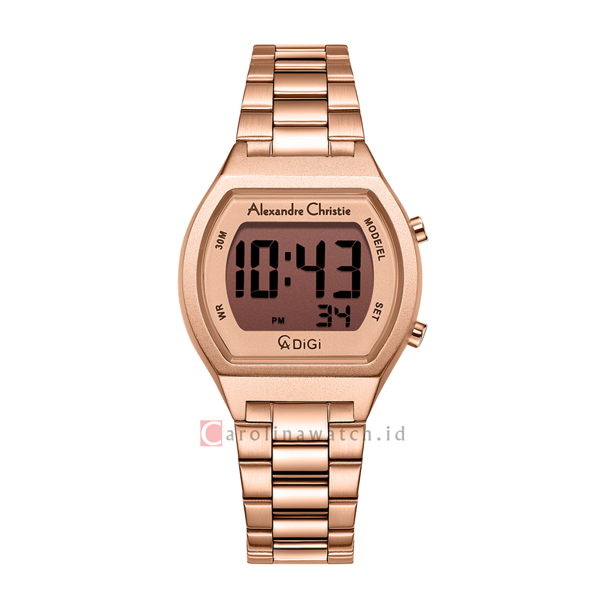 Jam Tangan Alexandre Christie Digi AC 9384 LHBRGLNBA Women Digital Dia ...