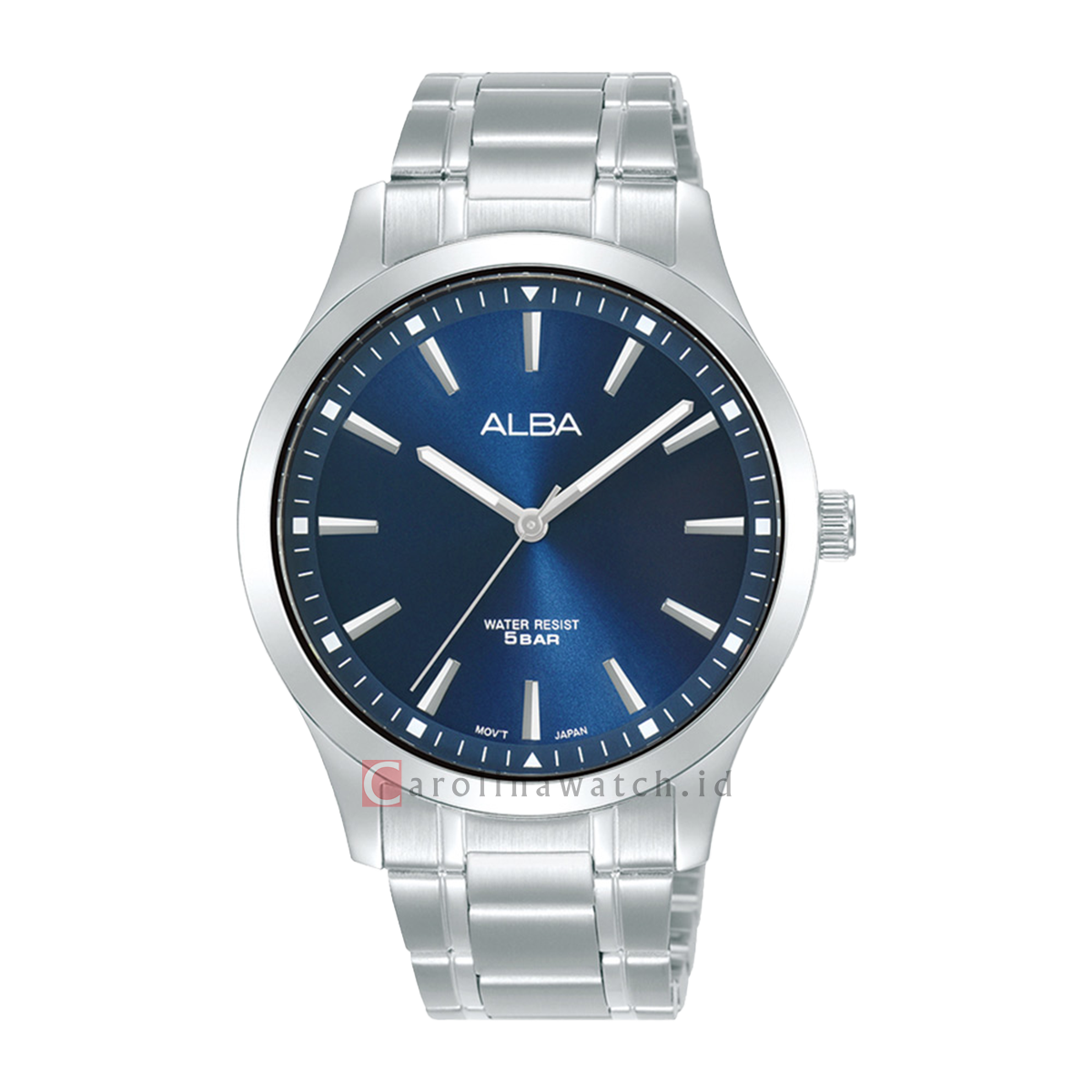 Jam Tangan ALBA Prestige ARX015X1 Men Blue Dial Stainless Steel Strap ...