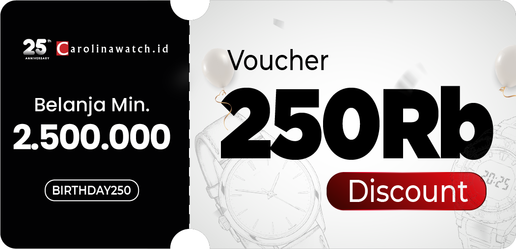 Voucher 250Rb – Carolina Watch