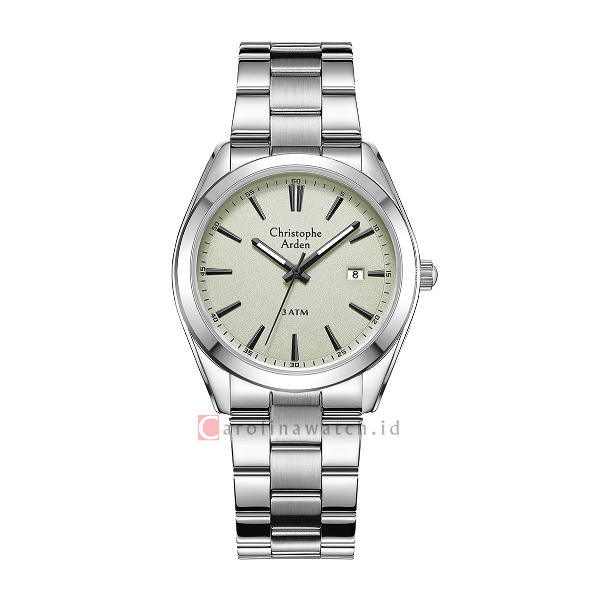 Jam Tangan Christophe Arden CA 2001 MDBSSLG Men Silver Dial Stainless ...