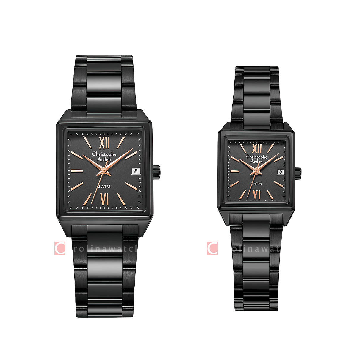 Jam Tangan Couple Christophe Arden Classic Steel CA 2003 M/LDBIPBARG T ...