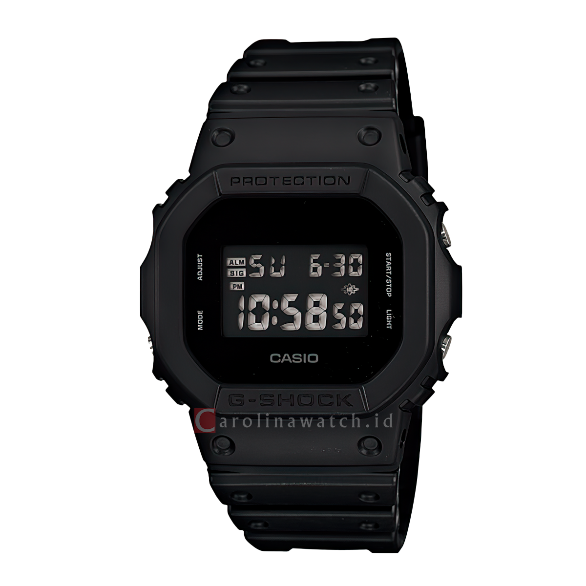 Jam Tangan CASIO G-SHOCK DW-5600BB-1D Men Digital Dial Black Resin Ban ...