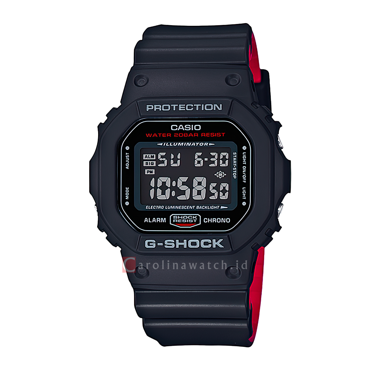 Jam Tangan Casio G-Shock DW-5600HR-1D Men Digital Dial Black Resin Ban ...