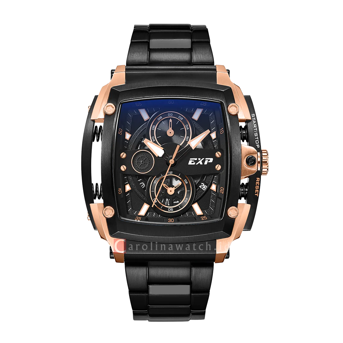 Jam Tangan Expedition EXP EX 3008 BCBBRBA Women Black Dial Black Stain ...