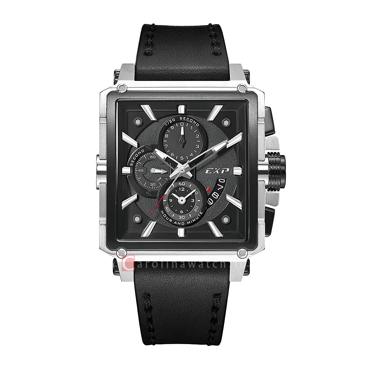 Jam Tangan Expedition EXP Chronograph EX 6618 MCLTBBA Men Black Dial B ...