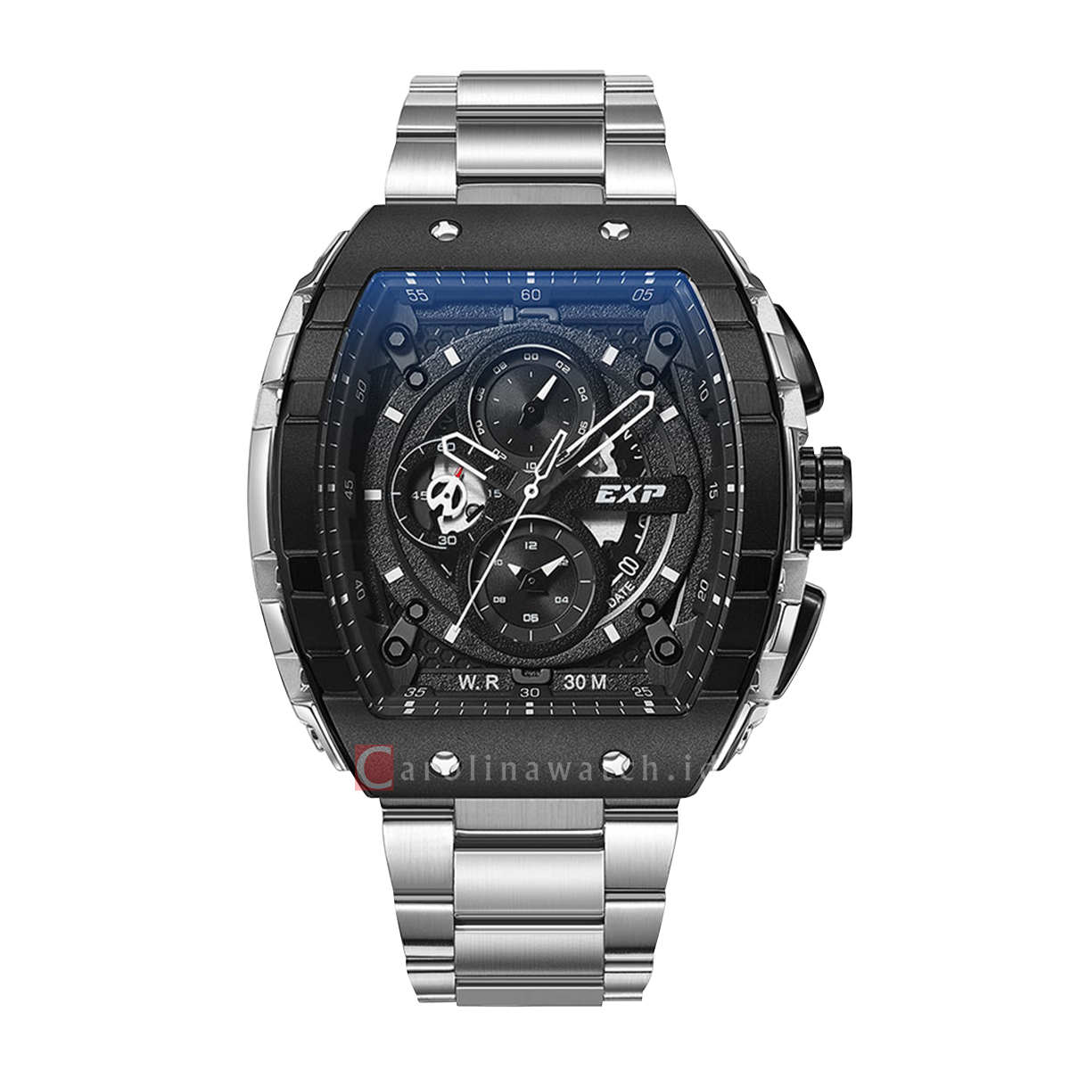 Jam Tangan Expedition EXP Chronograph EX 6782 MCBTBBASL Men Black Dial ...