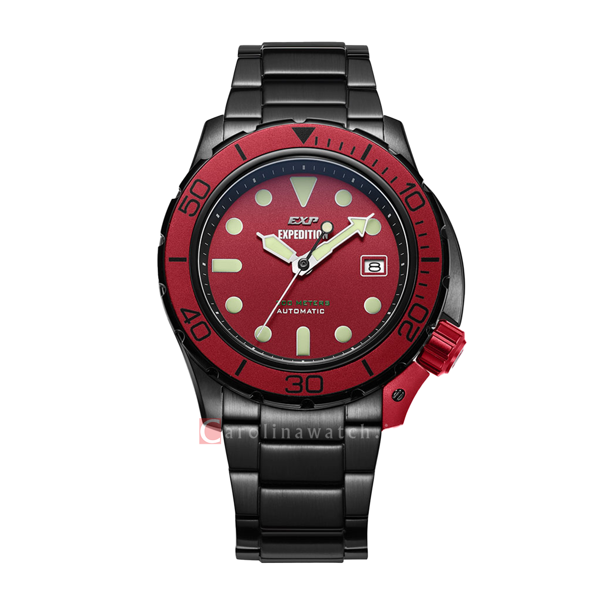 Jam Tangan Expedition EXP Sport EX 6809 MABIPRE Men Red Dial Black Sta ...