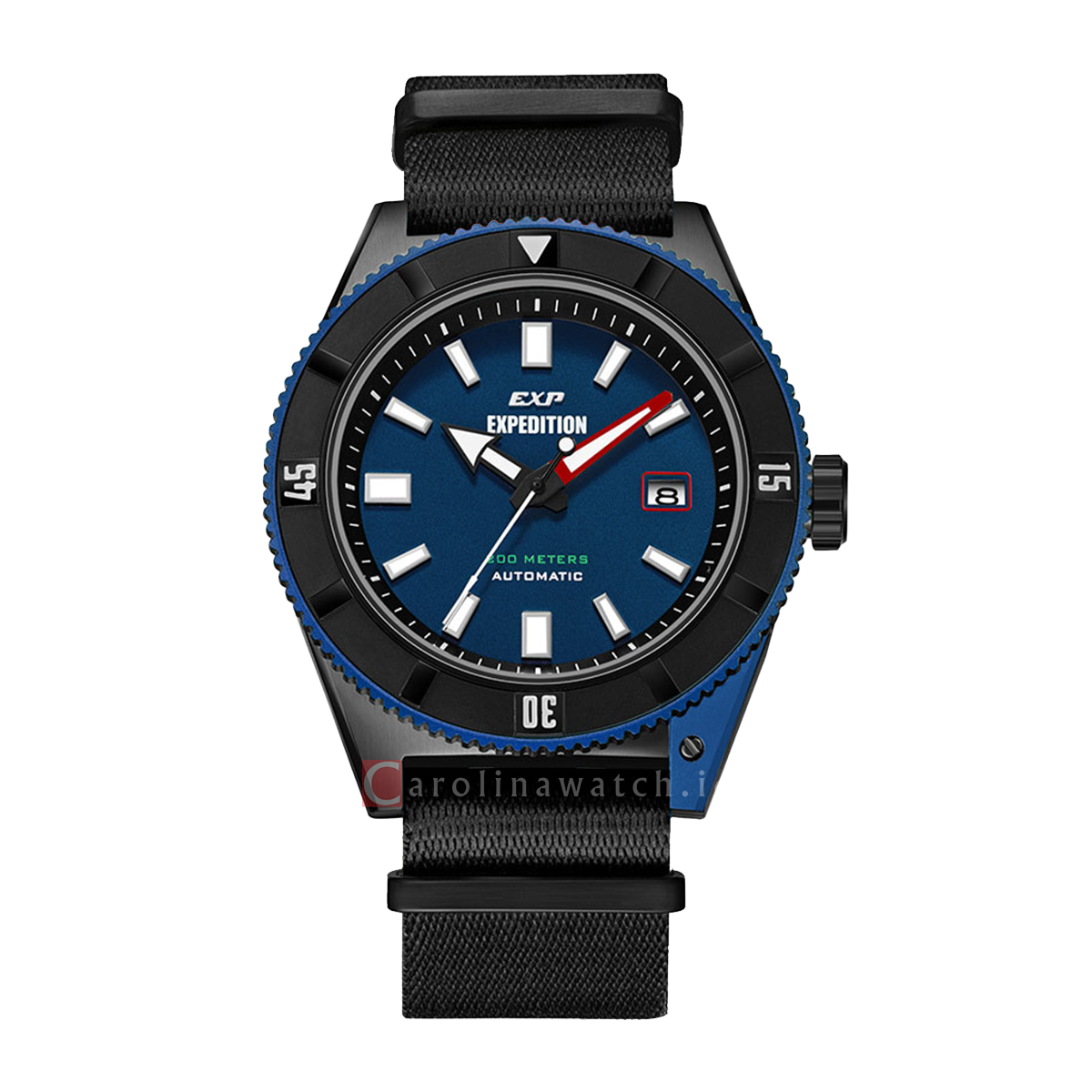 Jam Tangan Expedition EXP Sport EX 6819 MANIPBU Men Blue Dial Black Ny ...