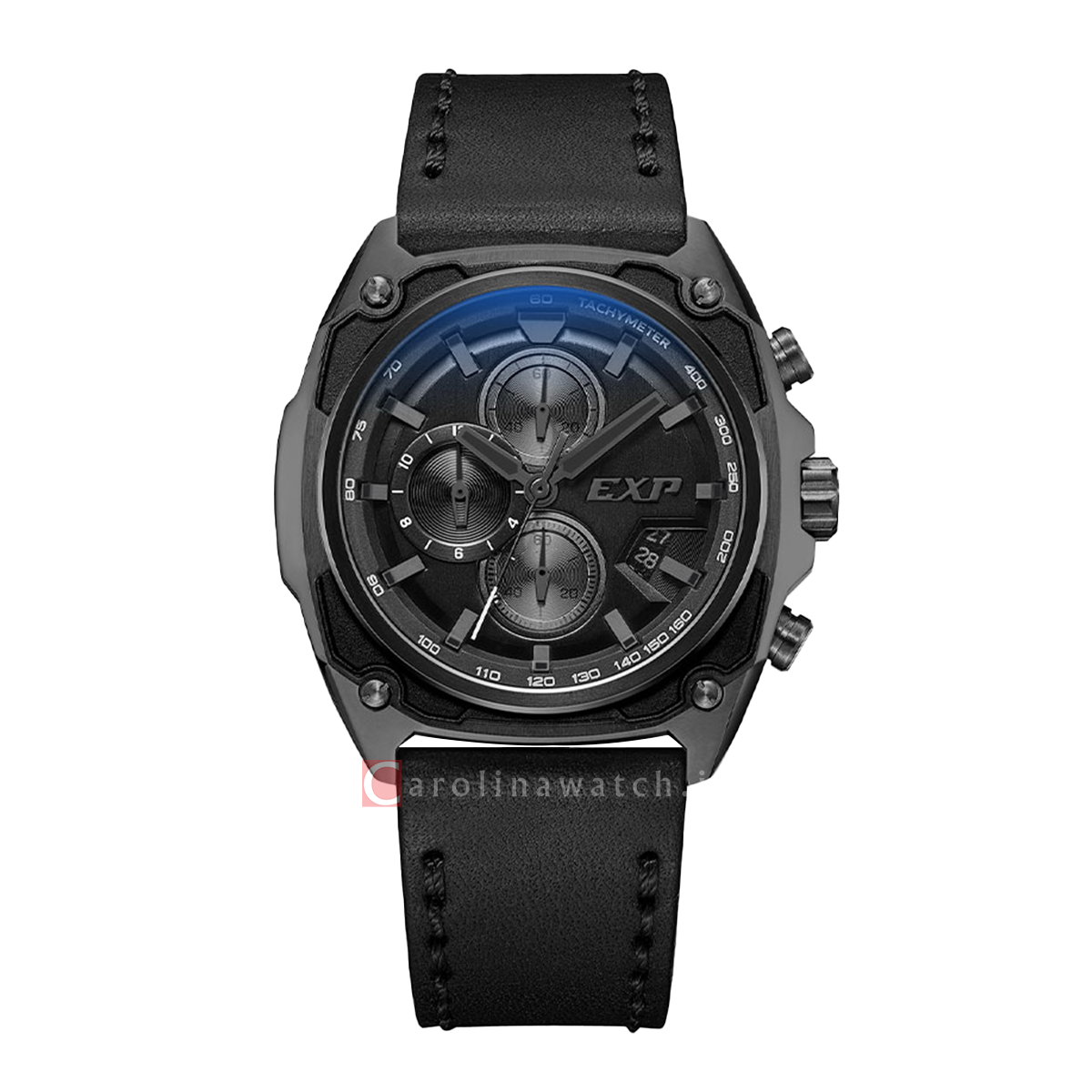 Jam Tangan Expedition EXP Chronograph EX 6835 MCLEPBAGR Men Black Dial ...