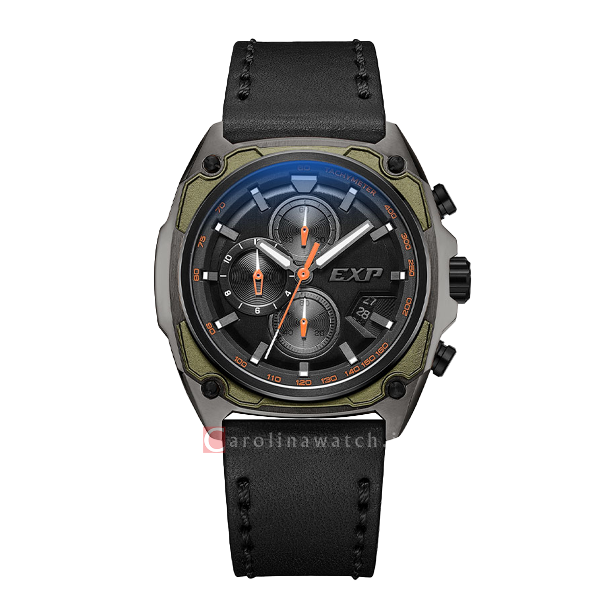 Jam Tangan Expedition EXP Chronograph EX 6835 MCLIGBAGN Men Black Dial ...