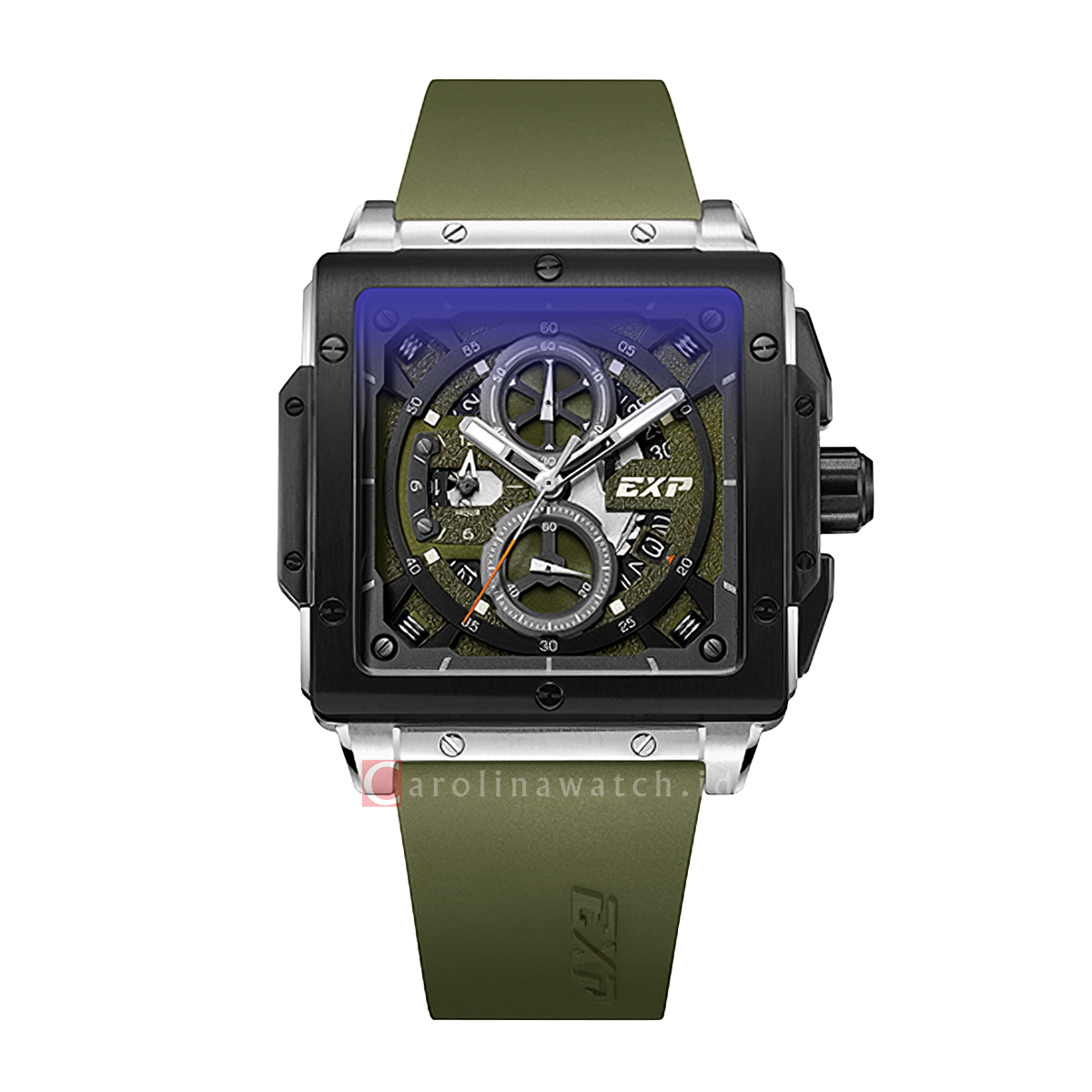 Jam Tangan Expedition EXP Chronograph EX 6844 MCRTBGN Men Black Dial O ...