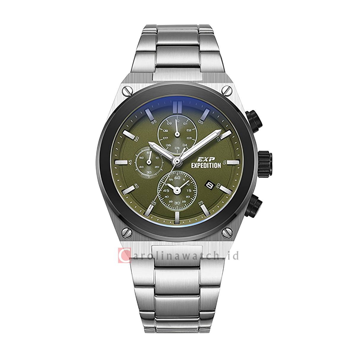 Jam Tangan Expedition EXP EX 6850 MCBTBGN Chronograph Men Olive Green ...