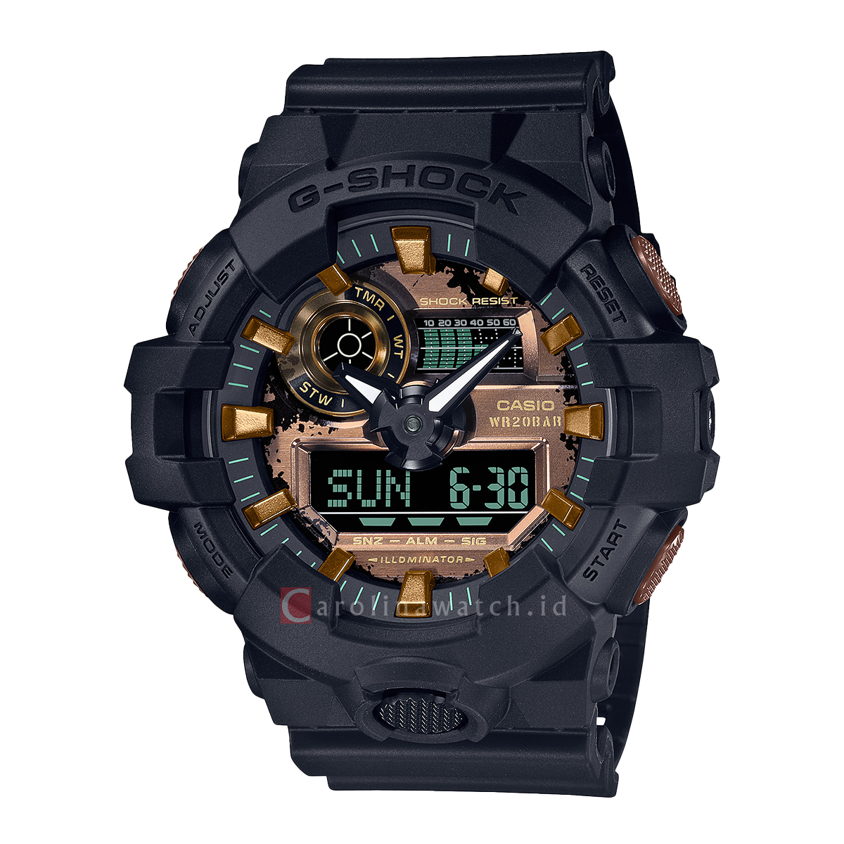 Jam Tangan Casio G-Shock GA-700RC-1A Men Rusted Iron Edition Bronze Di ...
