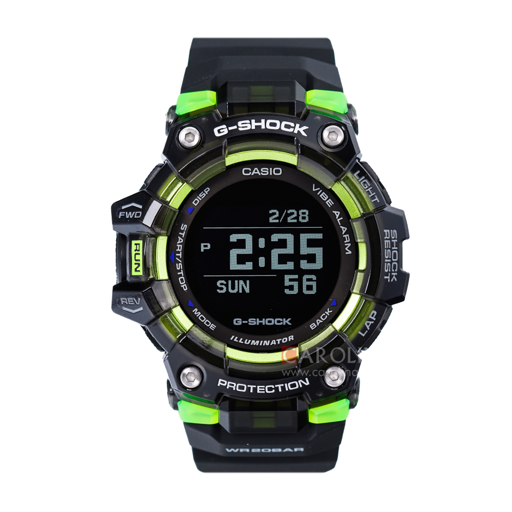 Jam Tangan CASIO G SHOCK GBD-100SM-1D Men Digital Dial Black Resin Ban ...