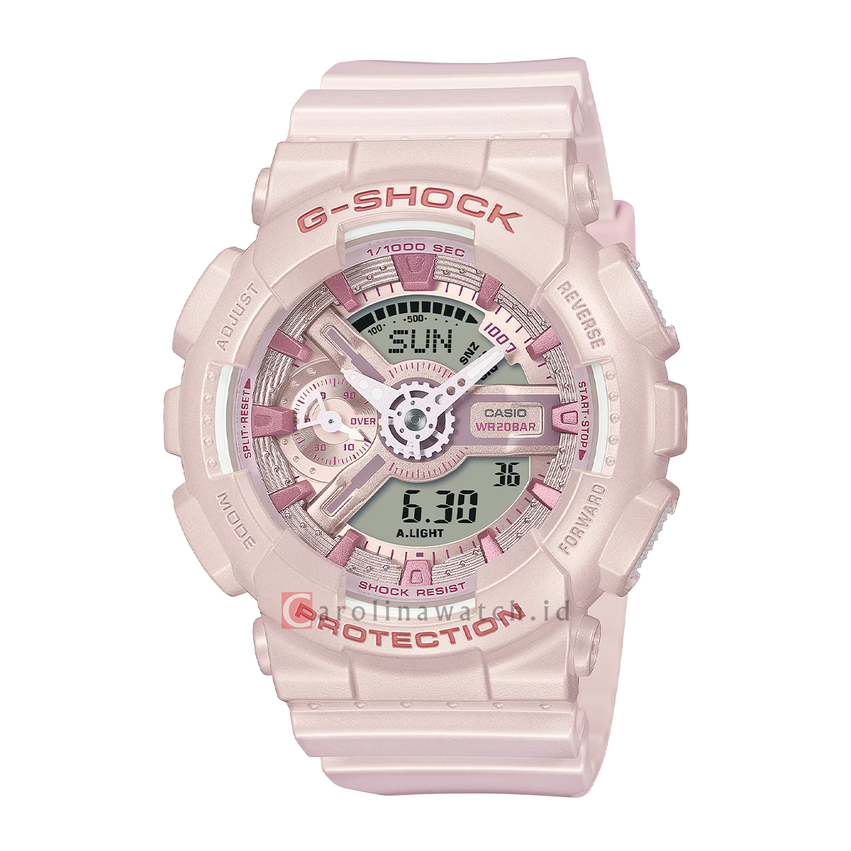 Jam Tangan Casio G-Shock GMA-S110ST-4A Silk Texture Series Women Pink ...