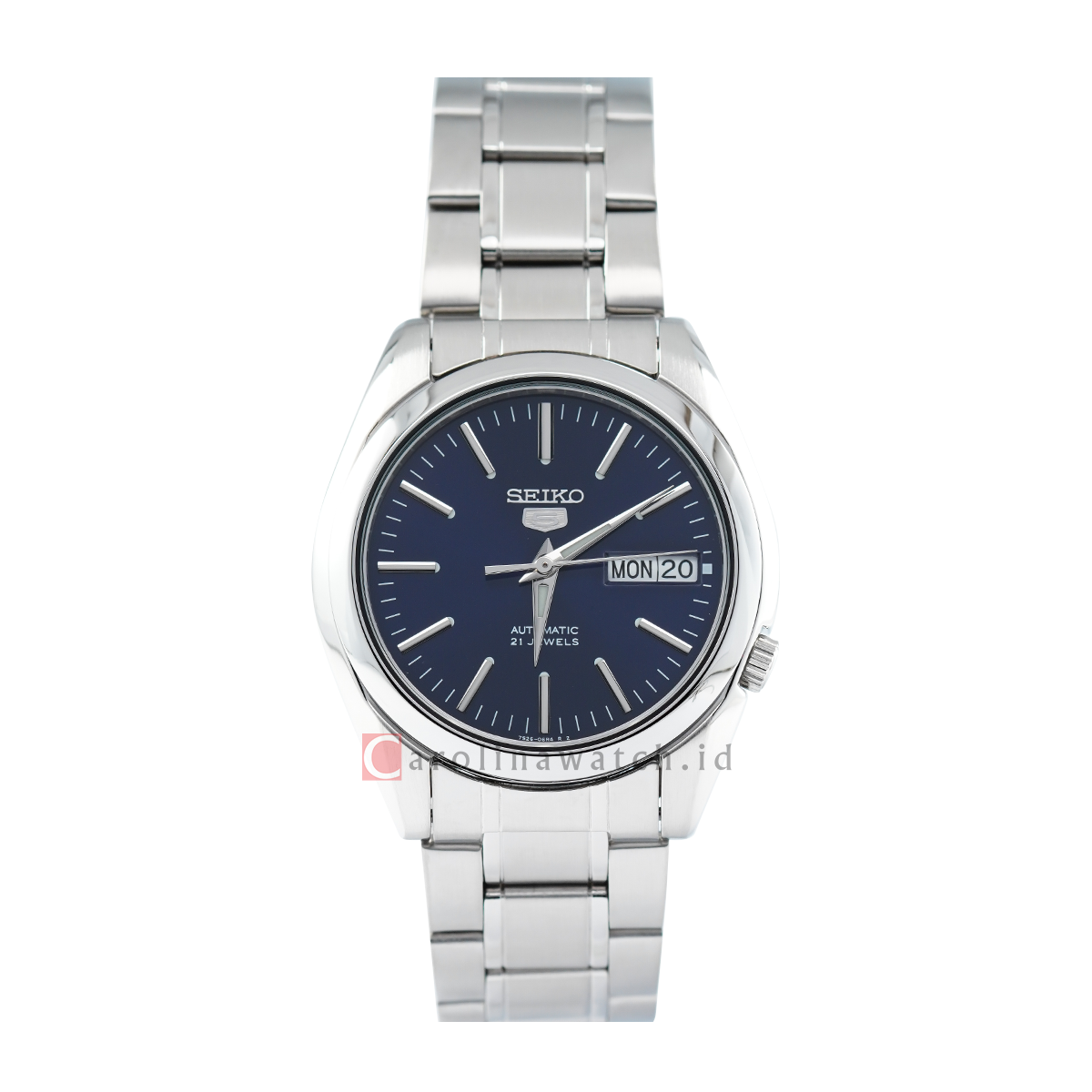 Jam Tangan Seiko 5 Sports SNKL43K1 Automatic Men Blue Sunray Dial Stai ...