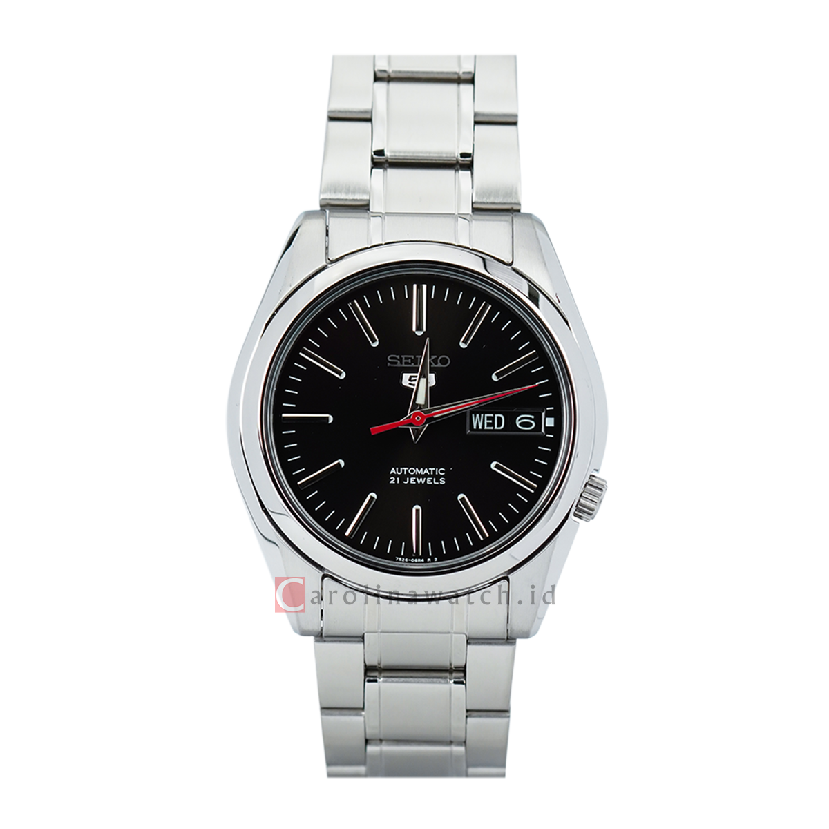 Jam Tangan Seiko 5 Sports SNKL45K1 Automatic Men Black Dial Stainless ...
