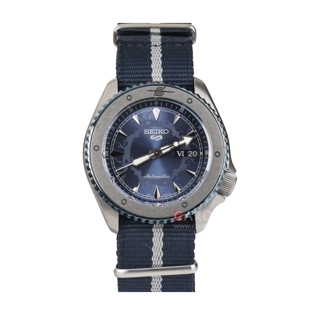 Jam Tangan Seiko 5 SRPF69K1 Men Naruto & Boruto Sasuke Uchiha Model Du ...
