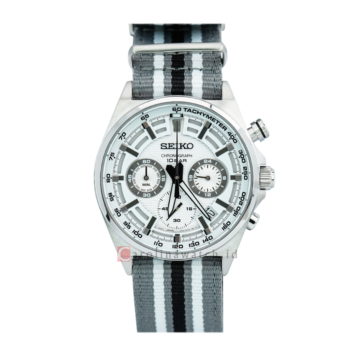 Jam Tangan Seiko Chronograph SSB401P1 Essentials Discover More Men Whi ...